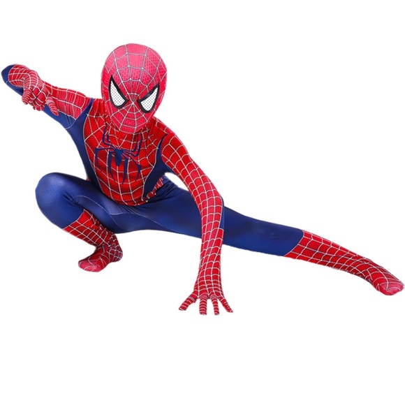 Costumes | Super Hero Cosplay Costume Spiderman For Boys Kids Medium ...